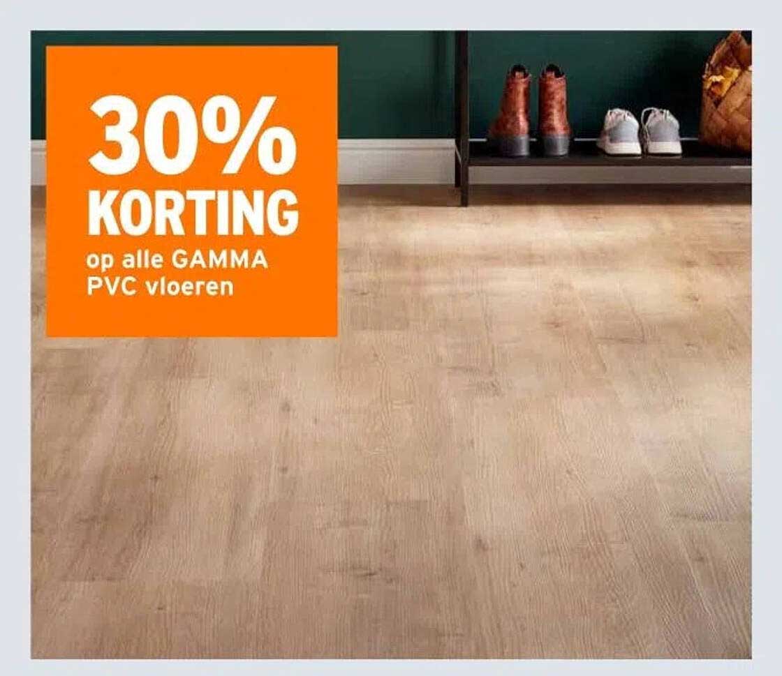 30% Korting Op Alle Gamma Pvc Vloeren Aanbieding bij GAMMA - FolderFeest.nl