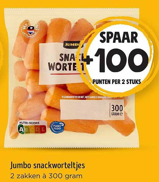 Jumbo Snackworteltjes Aanbieding bij Jumbo - FolderFeest.nl