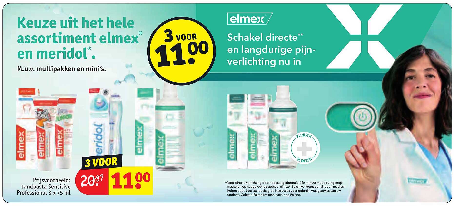 Keuze Uit Het Hele Assortiment Elmex En Meridol aanbieding bij Kruidvat