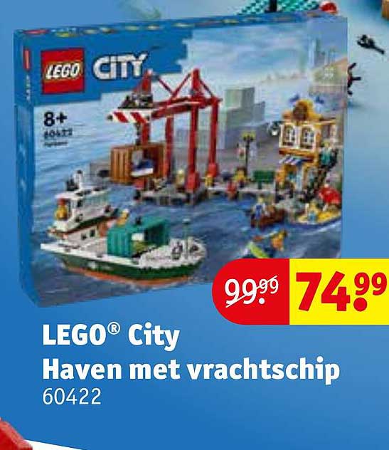 Lego® City Haven Met Vrachtschip 60422 aanbieding bij Kruidvat