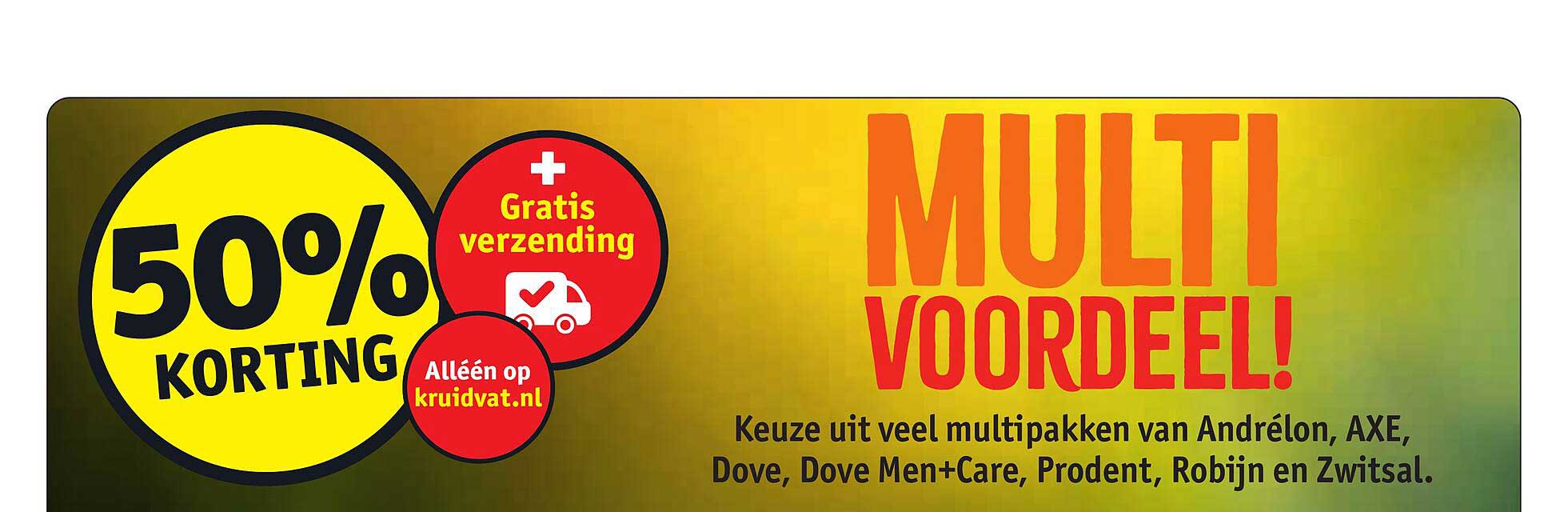 Multi Voordeel! Aanbieding bij Kruidvat - FolderFeest.nl