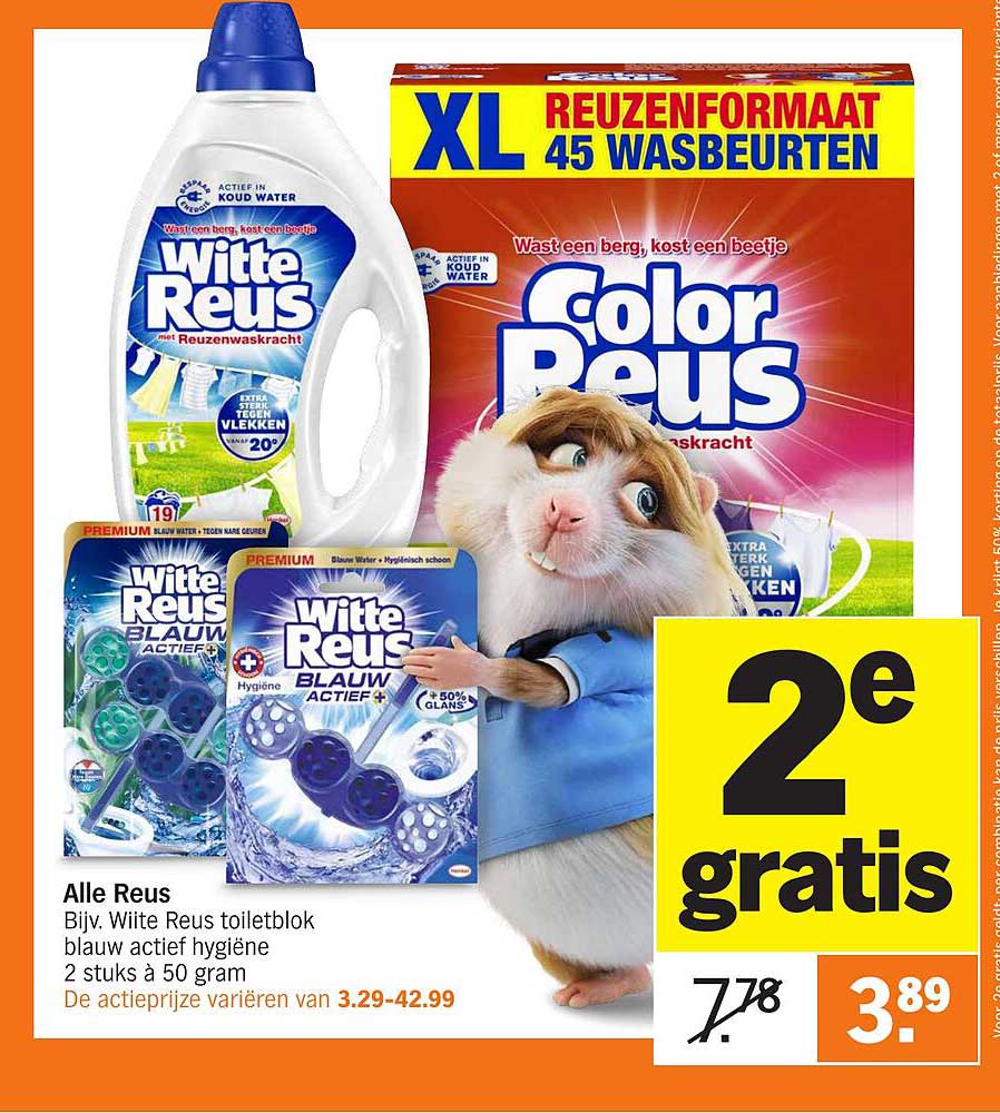 Witte Reus aanbieding bij Albert Heijn