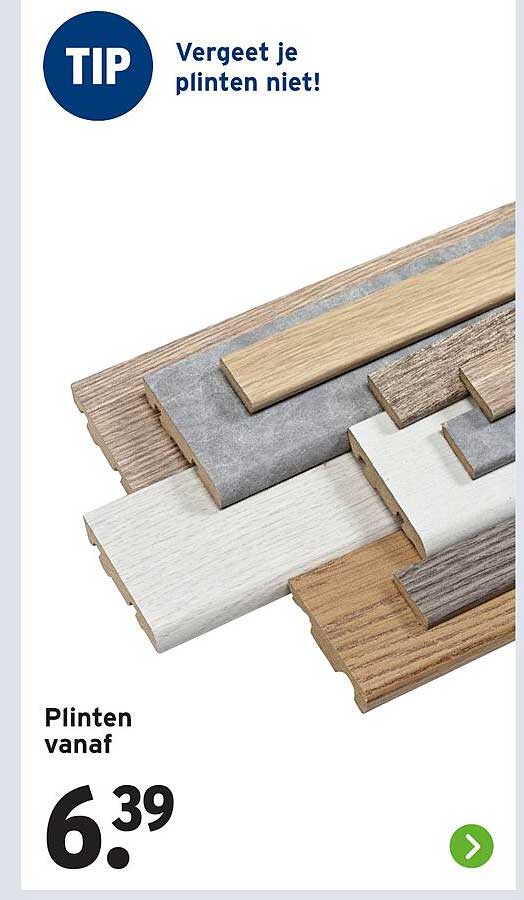 Plinten Vanaf Aanbieding bij GAMMA - FolderFeest.nl