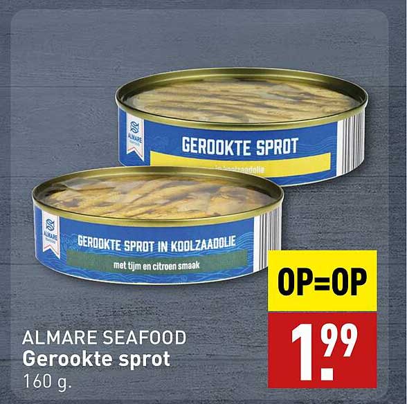Gerookte Sprot aanbieding bij ALDI
