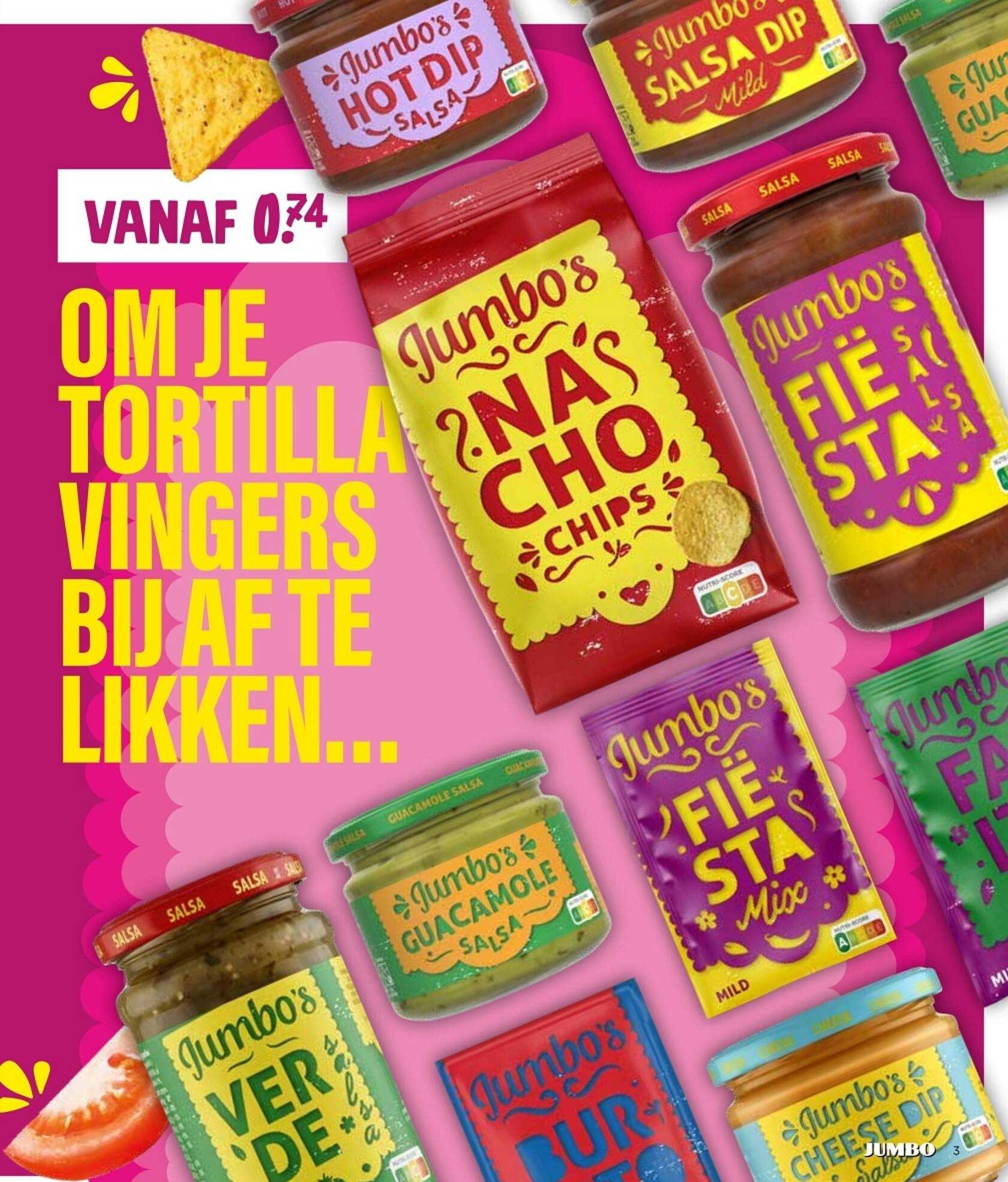 Jumbo's Nacho Chips aanbieding bij Jumbo
