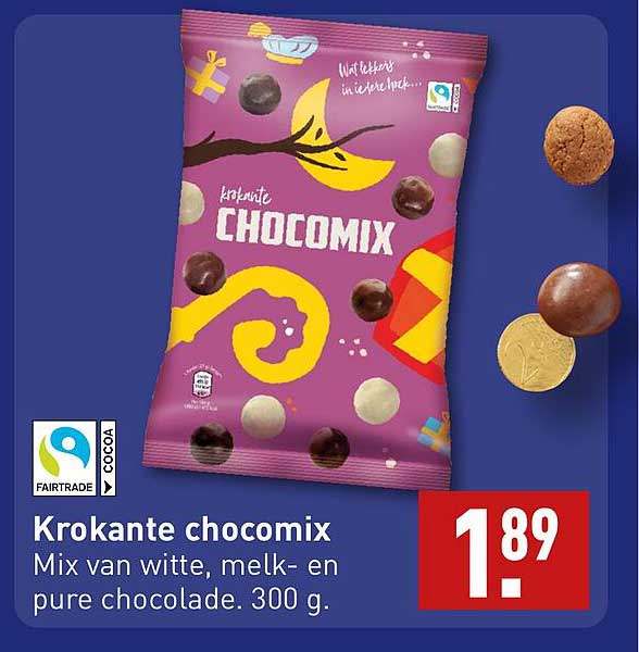 Krokante Chocomix aanbieding bij ALDI