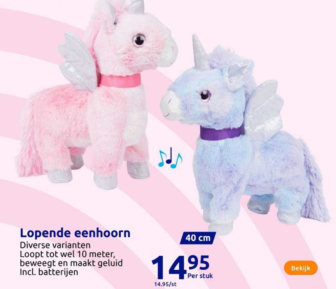 Lopende Eenhoorn aanbieding bij Action