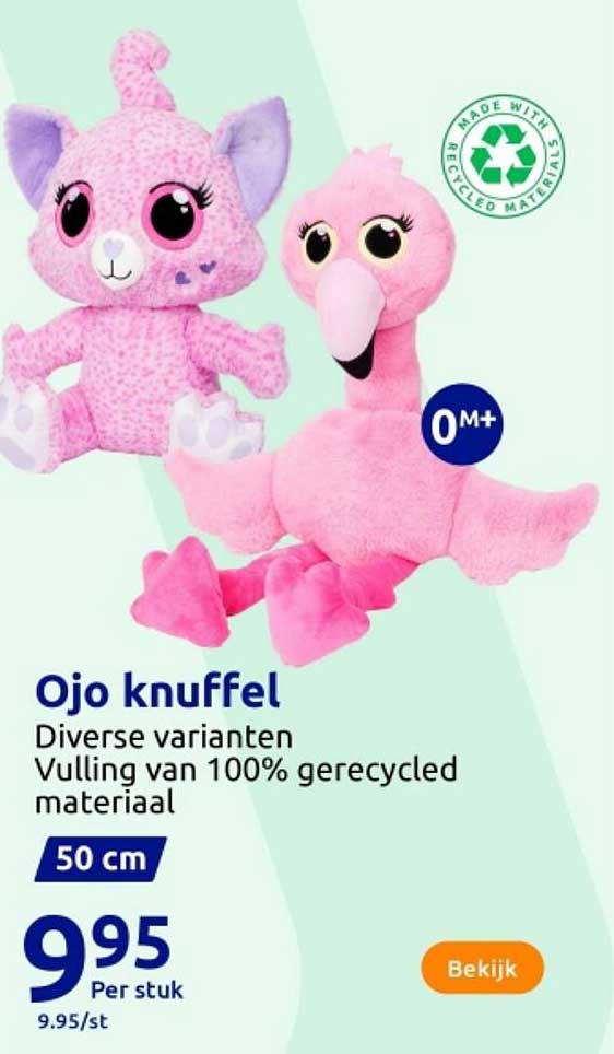 Ojo Knuffel Aanbieding bij Action - FolderFeest.nl