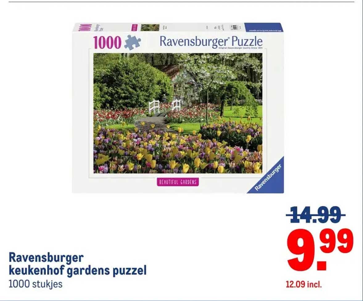 Ravensburger Keukenhof Gardens Puzzel aanbieding bij Makro