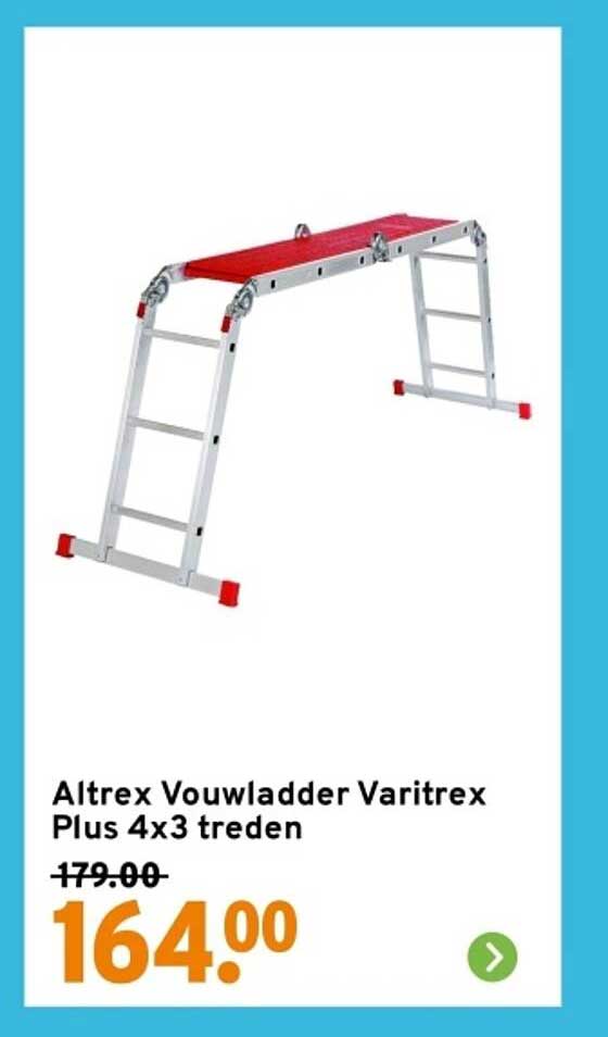 Altrex Vouwladder Varitrex Plus 4X3 Treden aanbieding bij GAMMA