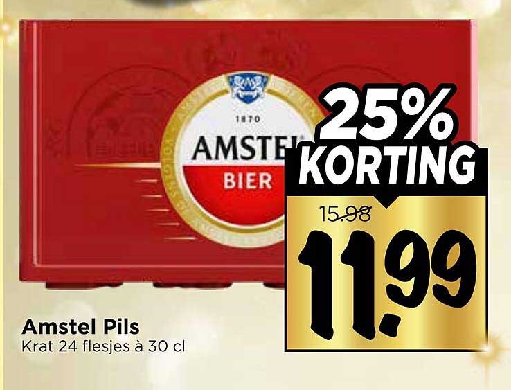 Amstel Pils Aanbieding bij Vomar - FolderFeest.nl