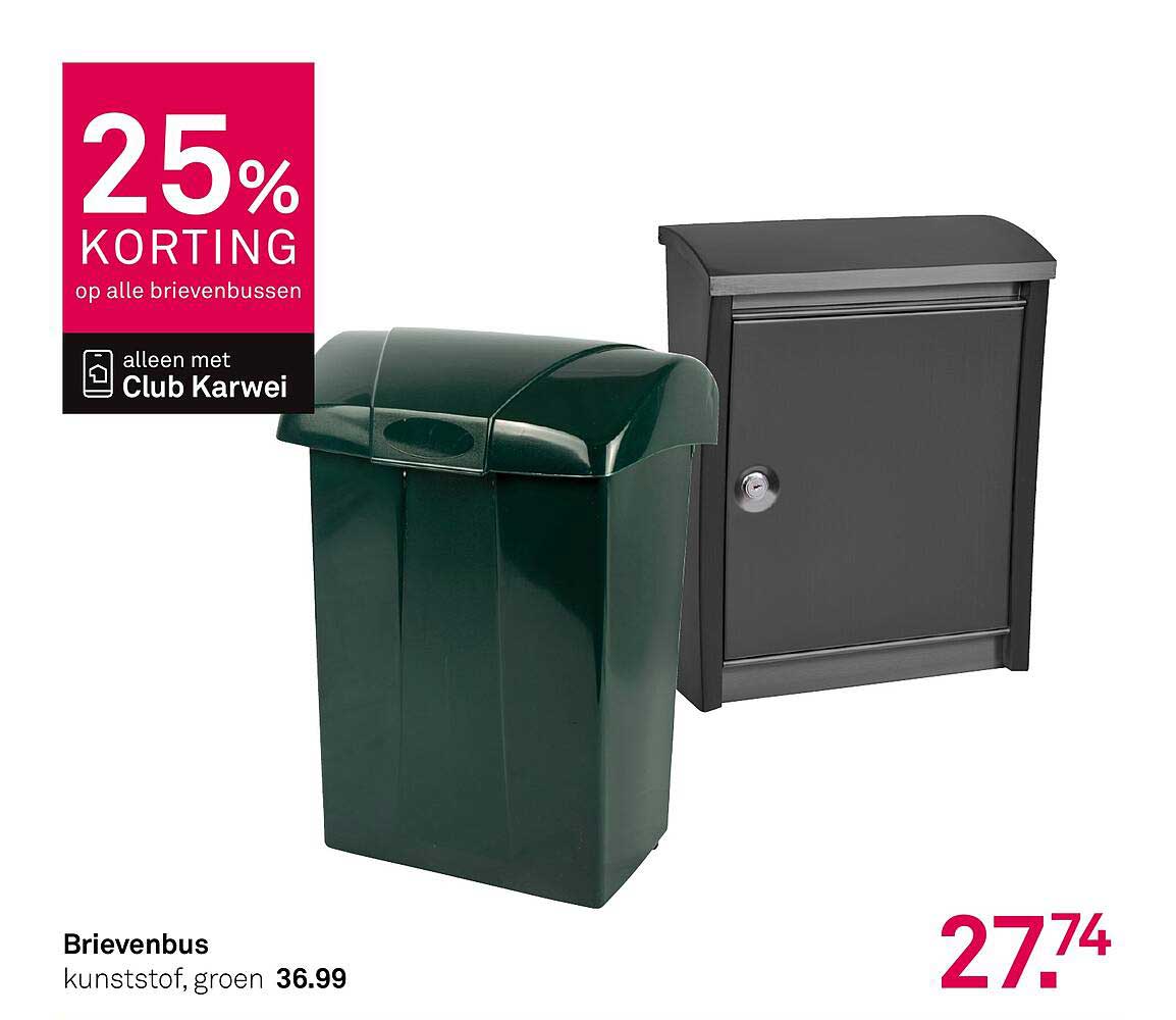 Brievenbus Aanbieding bij Karwei - FolderFeest.nl