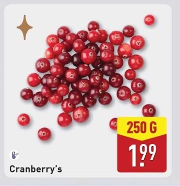 Cranberry's Aanbieding bij ALDI - FolderFeest.nl