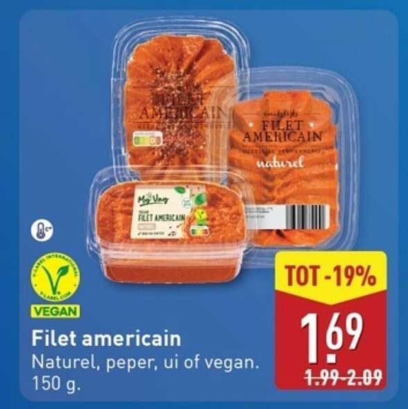 Filet American Aanbieding bij ALDI - FolderFeest.nl