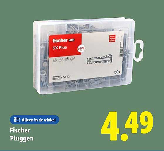 Fischer Pluggen Aanbieding bij Lidl - FolderFeest.nl
