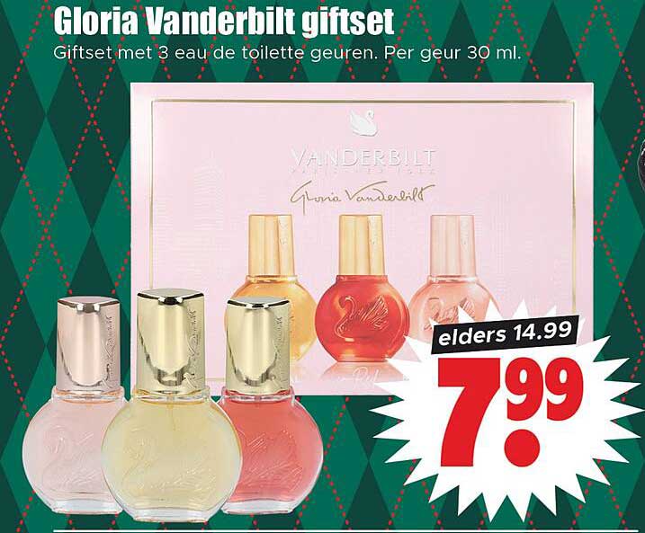 Gloria Vanderbilt Giftset Aanbieding bij Dirk - FolderFeest.nl