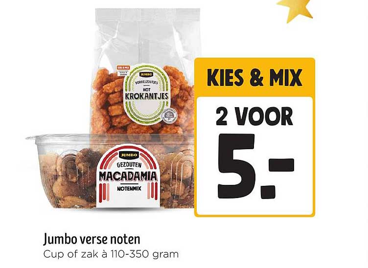 Jumbo Verse Noten Aanbieding bij Jumbo - FolderFeest.nl