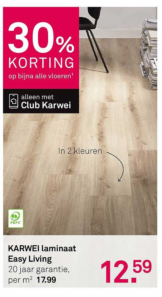 Karwei Laminaat Easy Living Aanbieding bij Karwei - FolderFeest.nl