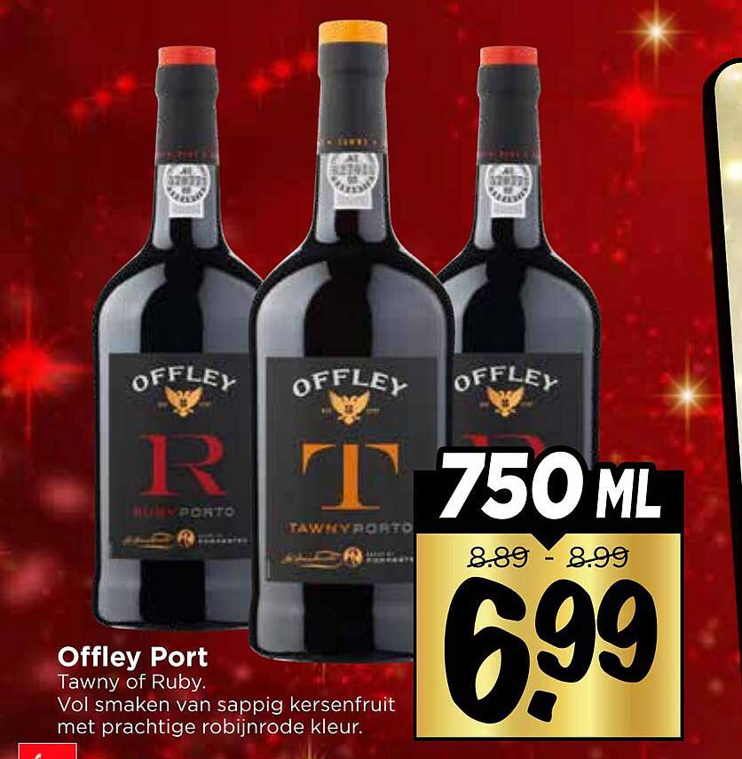 Offley Port Fles À 750 Ml Aanbieding bij Poiesz - FolderFeest.nl