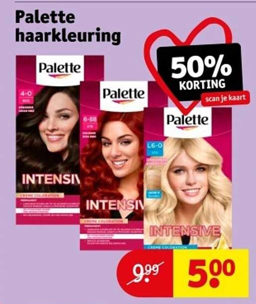 Palette Haarkleuring Aanbieding bij Kruidvat - FolderFeest.nl