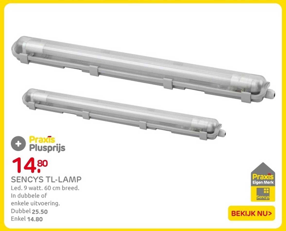 Sencys Tl-Lamp Aanbieding bij Praxis - FolderFeest.nl
