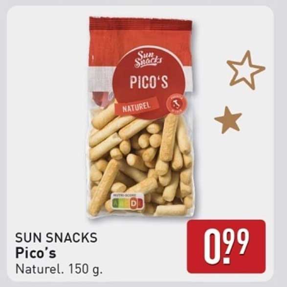 Sun Snacks Pico's Aanbieding bij ALDI - FolderFeest.nl