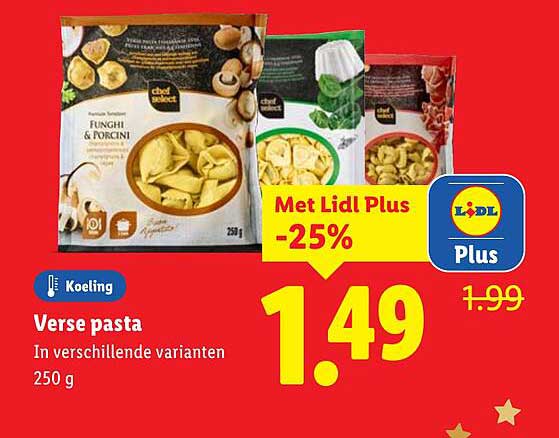 Verse Pasta Aanbieding bij Lidl - FolderFeest.nl