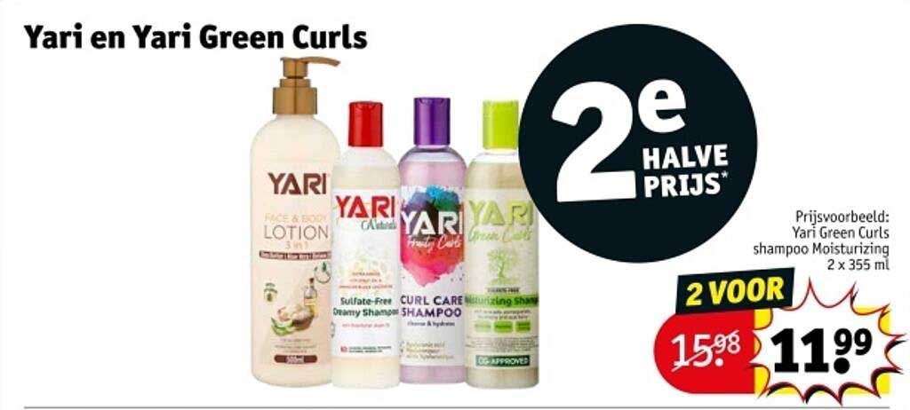 Yari En Yari Green Curls Aanbieding bij Kruidvat - FolderFeest.nl