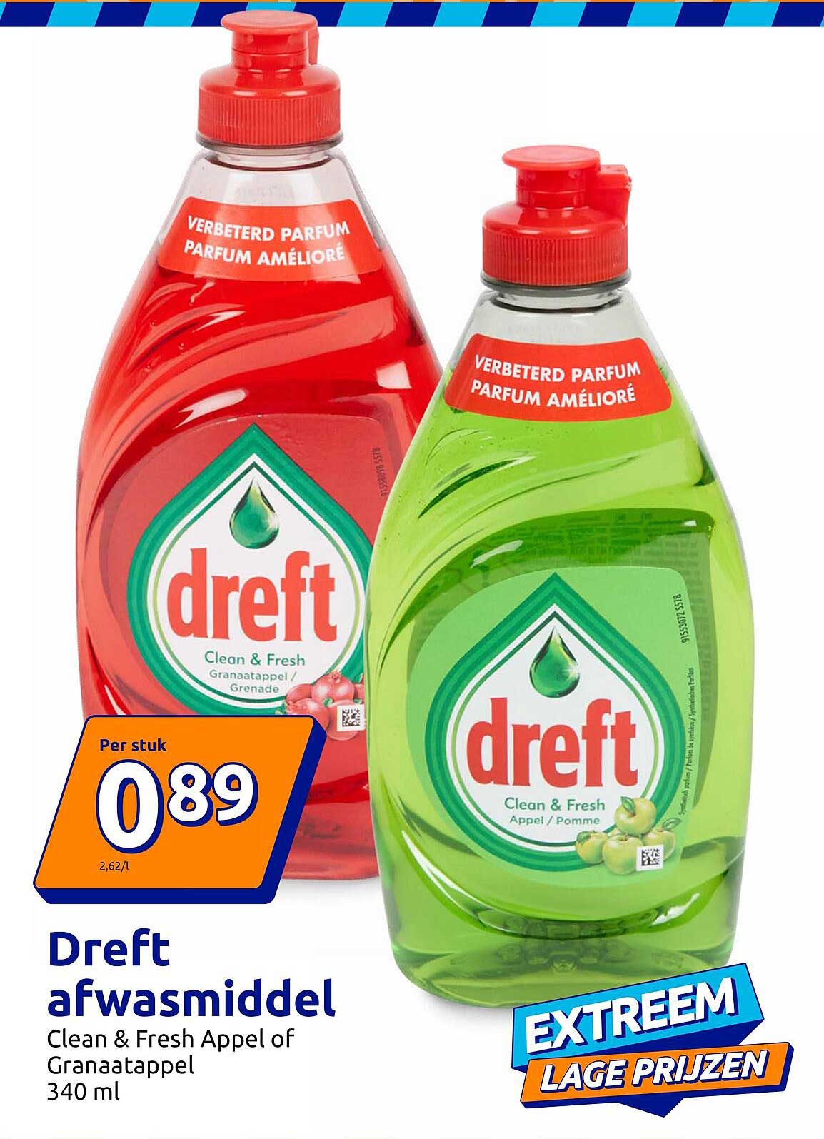 Dreft Afwasmiddel Aanbieding bij Action - FolderFeest.nl