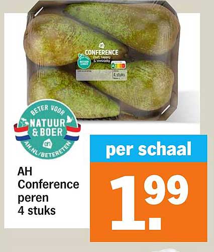 Ah Conference Peren 4 Stuks Aanbieding bij Albert Heijn - FolderFeest.nl