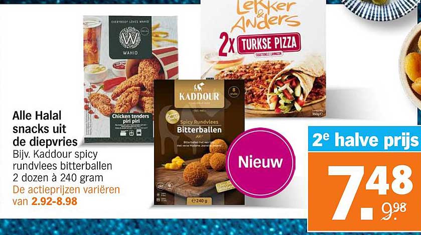 Alle Halal Snacks Uit De Diepvries Aanbieding bij Albert Heijn ...