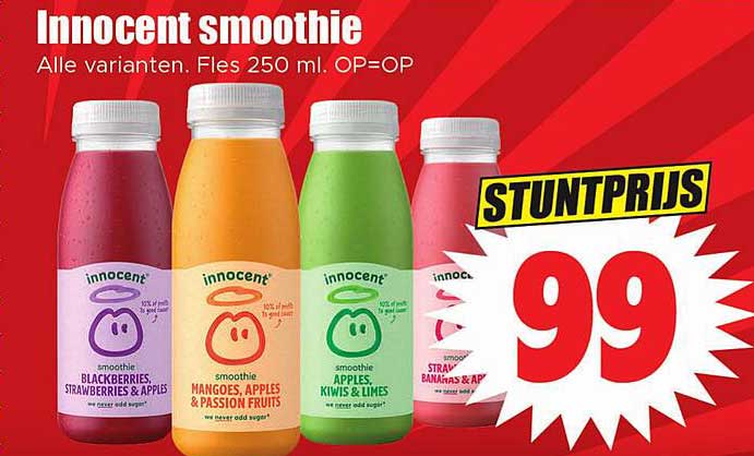 Innocent Smoothie Aanbieding bij Dirk - FolderFeest.nl