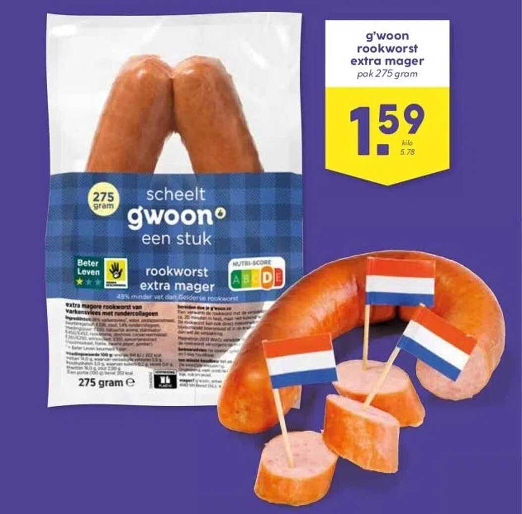 Alle Rookworst Aanbieding bij HEMA - FolderFeest.nl