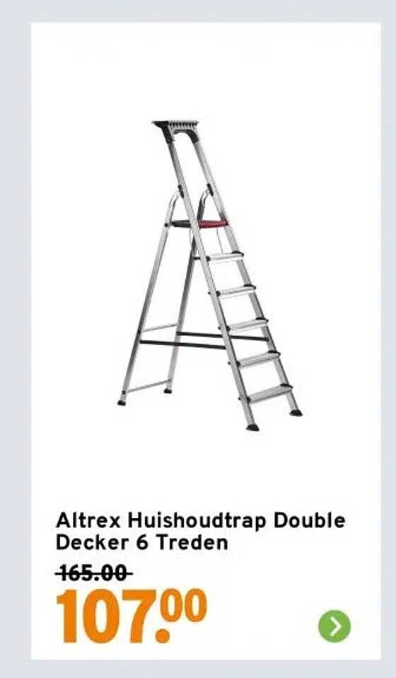 Altrex Huishoudtrap Double Decker 6 Treden Aanbieding bij GAMMA ...