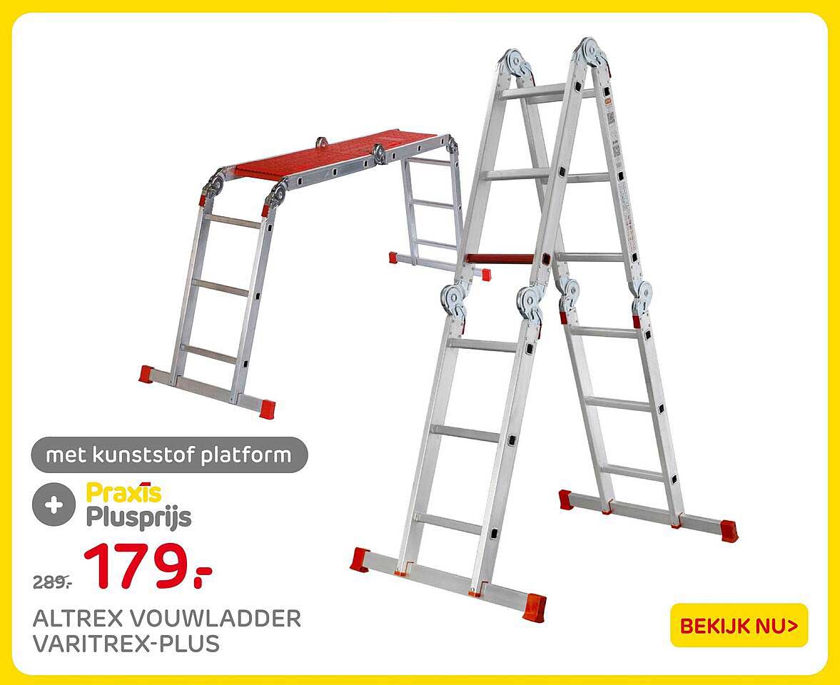 Altrex Vouwladder Varitrex-Plus aanbieding bij Praxis