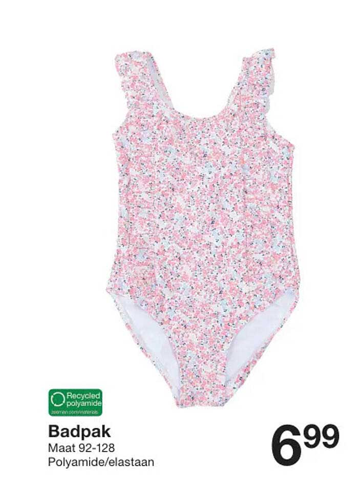 Badpak aanbieding bij Zeeman