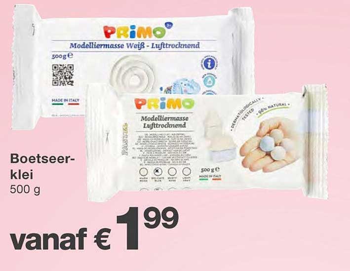Boetseerklei 500 G Aanbieding bij KiK - FolderFeest.nl
