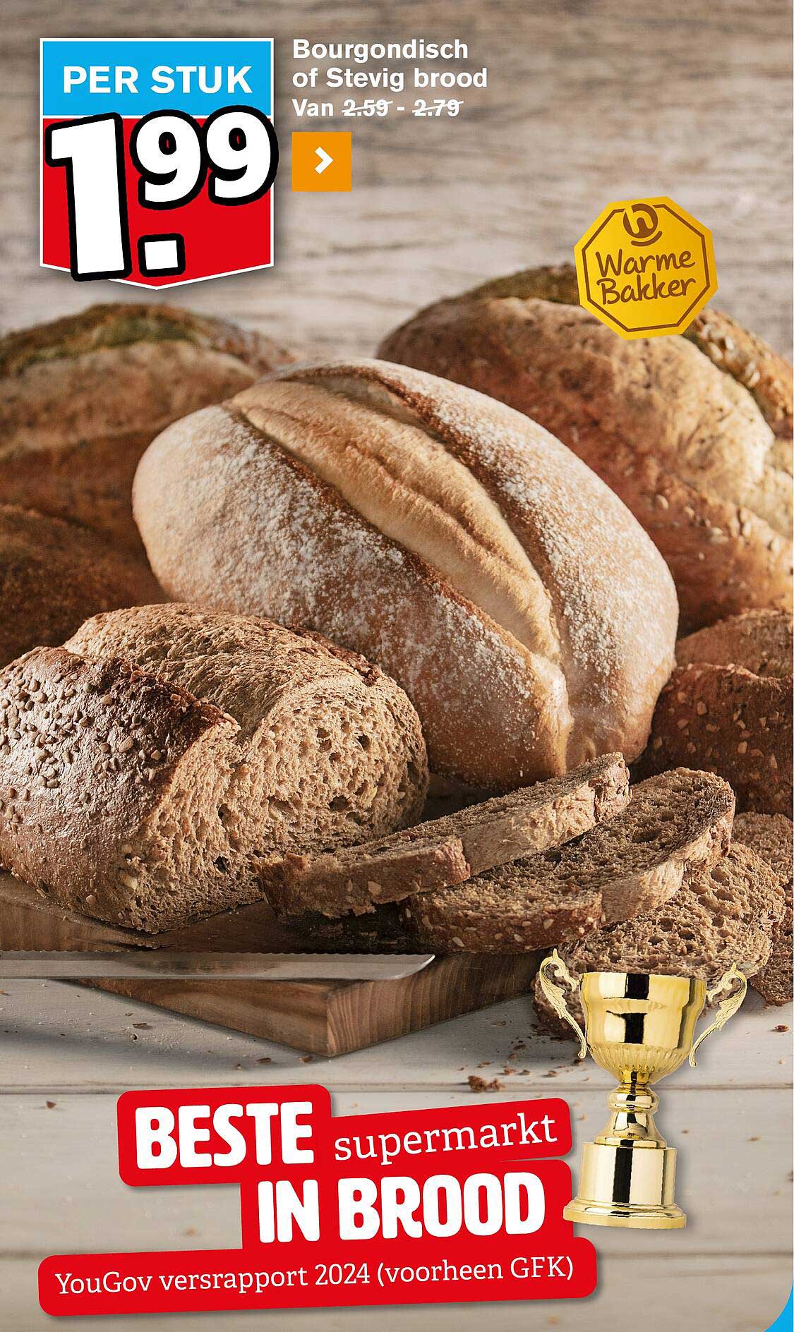 Bourgondisch Of Stevig Brood Aanbieding bij Hoogvliet - FolderFeest.nl