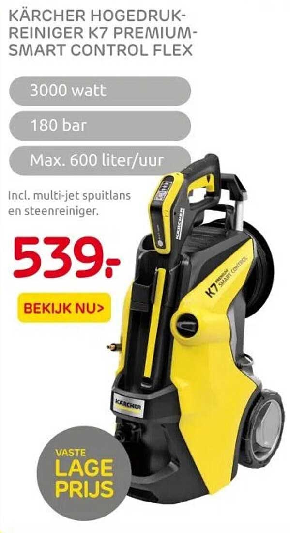 Kärcher Hogedrukreiniger K7 Premium-Smart Control Flex Aanbieding bij ...