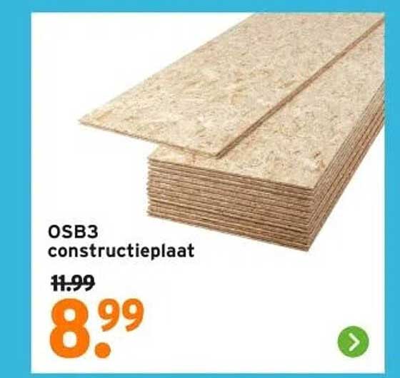 Osb3 Constructieplaat Aanbieding bij GAMMA - FolderFeest.nl