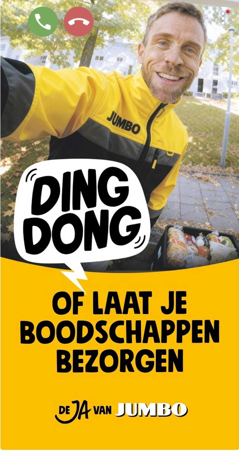 Ding Dong Of Laat Je Boodschappen Bezorgen Aanbieding bij Jumbo ...