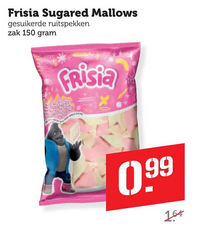 Frisia Sugared Mallows Aanbieding bij Coop - FolderFeest.nl
