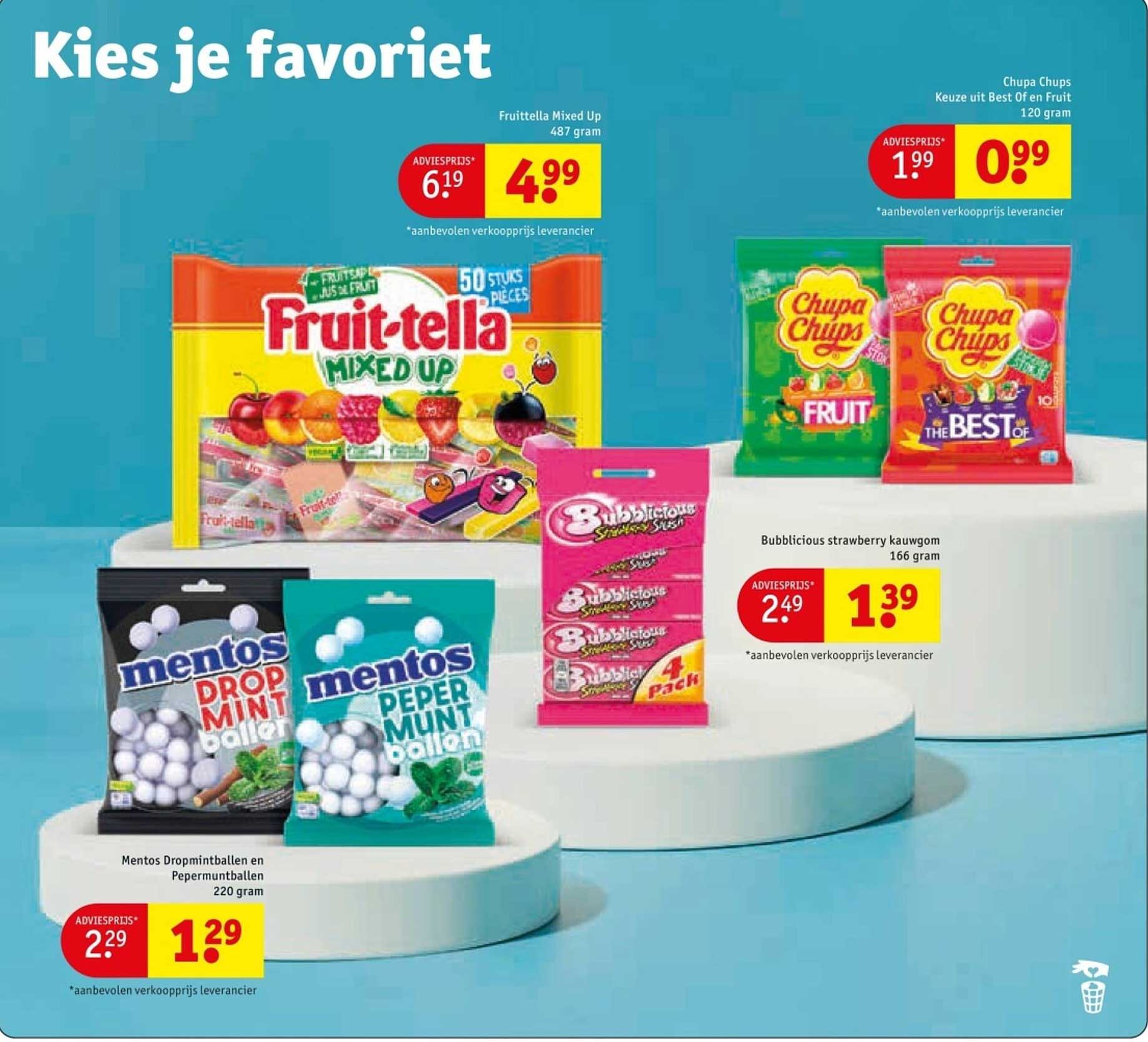 Fruitella Mixed Up Aanbieding bij Kruidvat - FolderFeest.nl