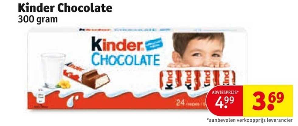 Kinder Chocolate Aanbieding bij Kruidvat - FolderFeest.nl