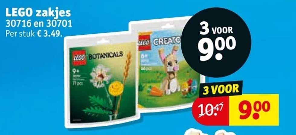 Lego Zakjes 30716 En 30701 Aanbieding bij Kruidvat - FolderFeest.nl