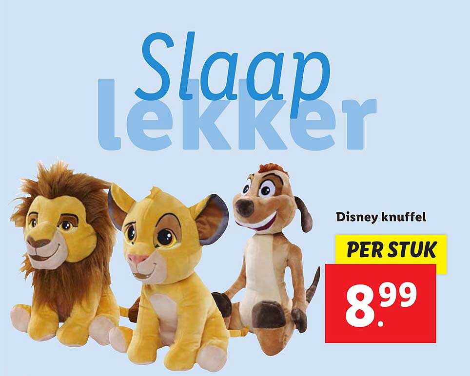 Disney Knuffel aanbieding bij Lidl