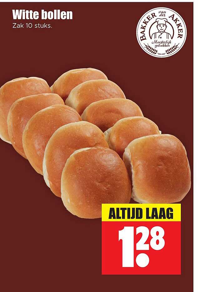 Witte Bollen aanbieding bij Dirk