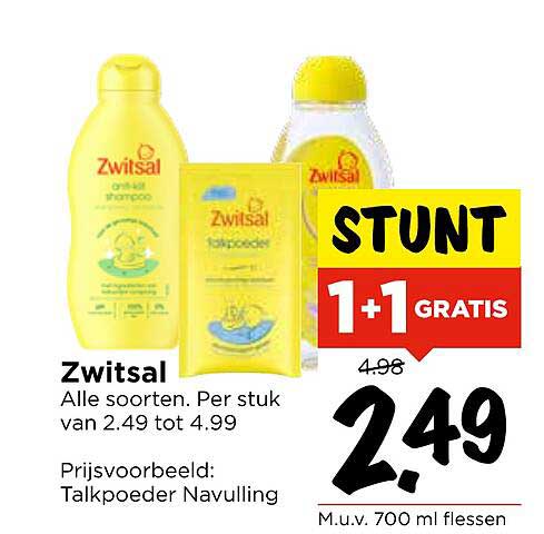 Zwitsal Aanbieding bij Vomar - FolderFeest.nl