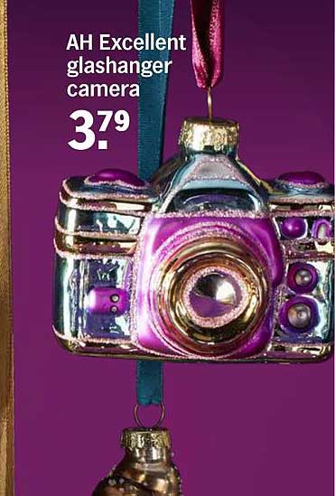 Ah Excellent Glashanger Camera aanbieding bij Albert Heijn