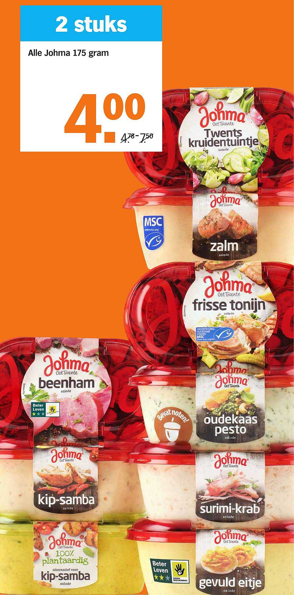 Alle Johma 175 Gram Aanbieding bij Albert Heijn - FolderFeest.nl